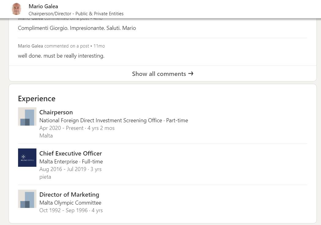 Is Mario Galea of Malta Enterprise getting away with it? - The Maltese ...