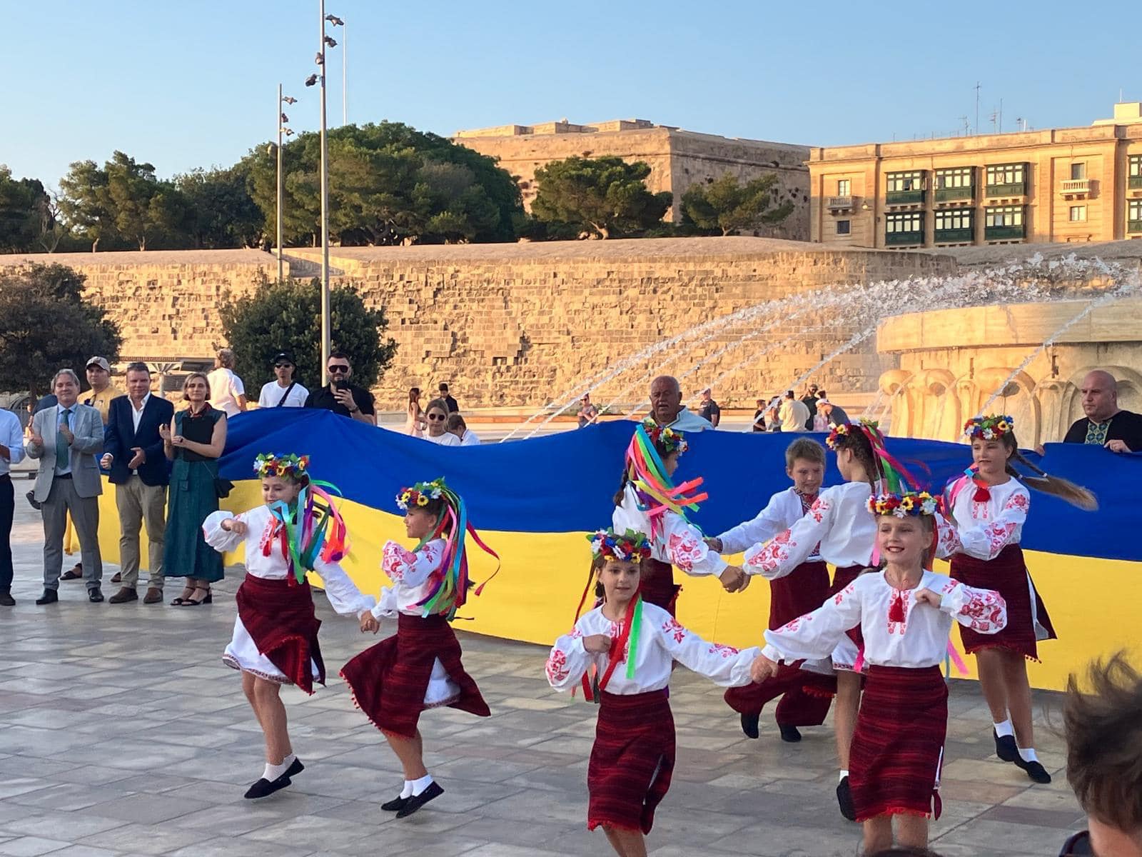 Photos of the Ukraine's Independence Day celebrations in Malta - The ...