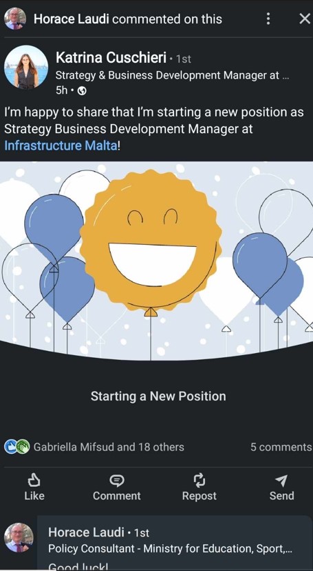 Failed MEP Candidate Steve Ellul employs his canvasser with Transport ...