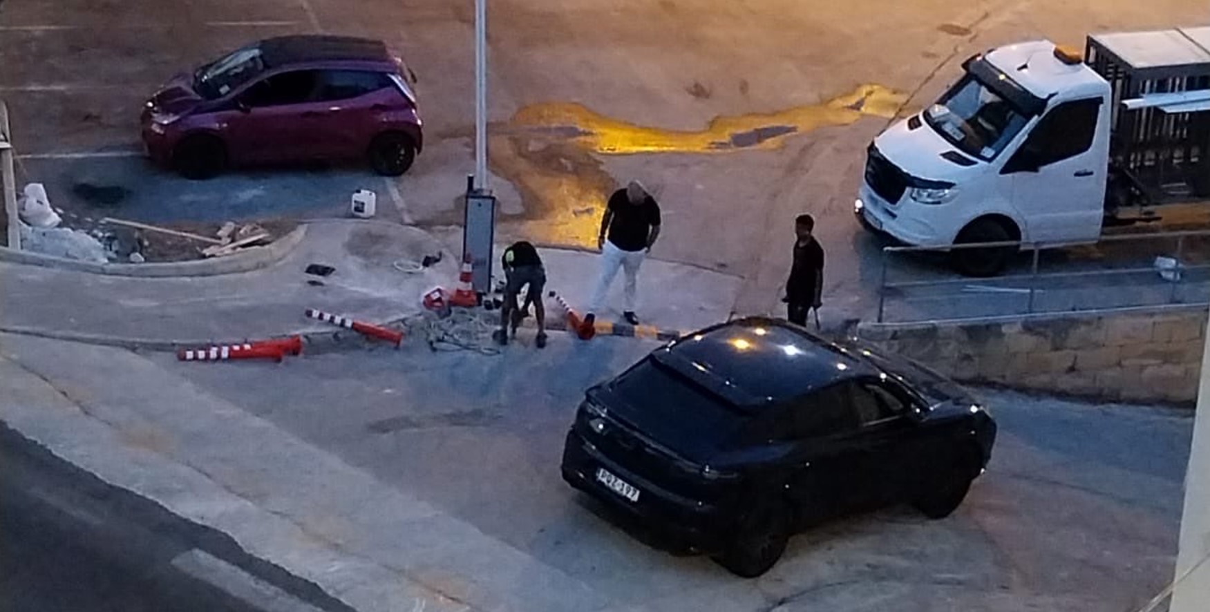 Christian Borg takes over a car-park in Santa Luċija - The Maltese Herald