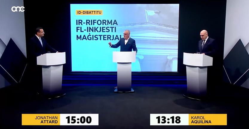 Television Malta stopped political discussions on Friday night so that ...