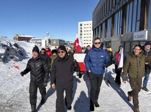 Greenlanders protest President Trump's threats of taking over Greenland ...