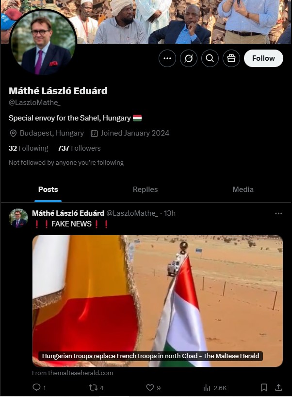 Hungarian Special envoy for the Sahel describes The Maltese Herald ...