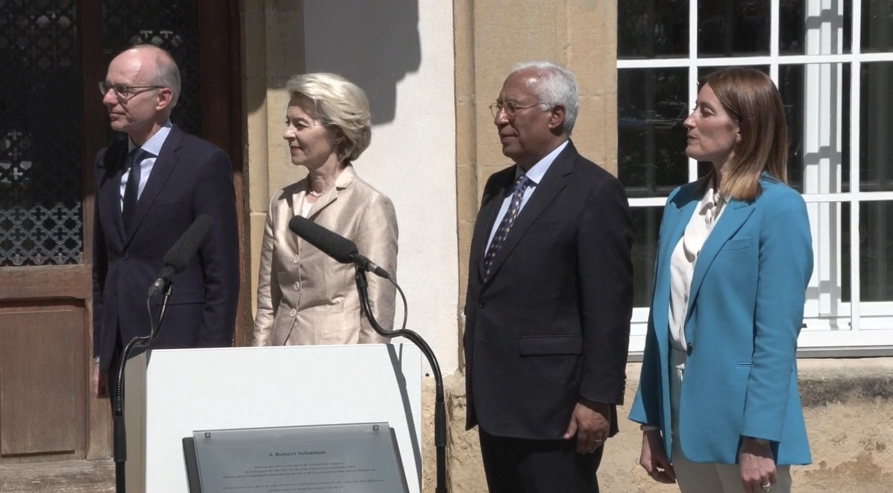 EU leaders mark 75 years of the Schuman Declaration, reaffirm ...