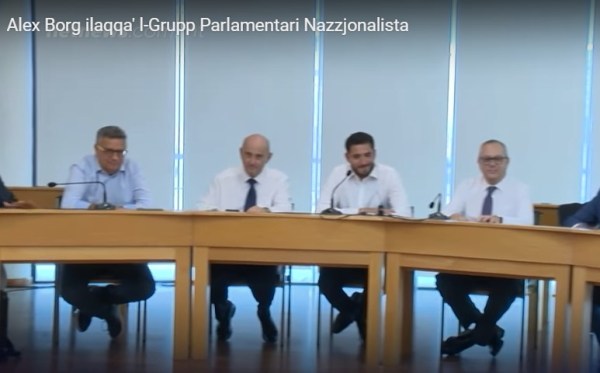 Vladimir Putin's table at the PN's Headquarters - The Maltese Herald