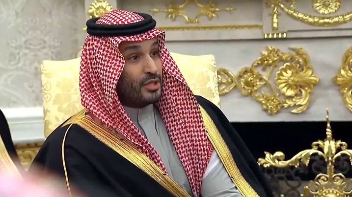 Saudi Crown Prince at the White House and speaks about Jamal Khashoggi ...